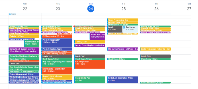 A Guide to Color Coding your Calendar for Ultimate Organization | Gozynta