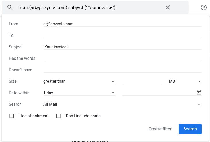 Auto-forward recurring receipts to QuickBooks Online using Gmail | Gozynta